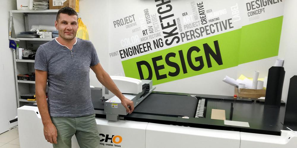 Запуск режущего плоттера iECHO PK-1209 PRO MAX в типографии "Цифра ...